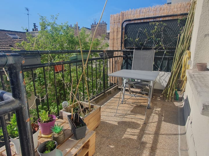 10min De Montparnasse En 1 Station - T2 Terrasse - Malakoff
