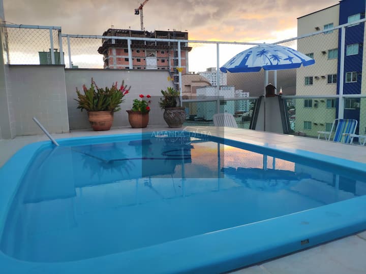 Piscina Privativa, 210m Da Praia - Itapema