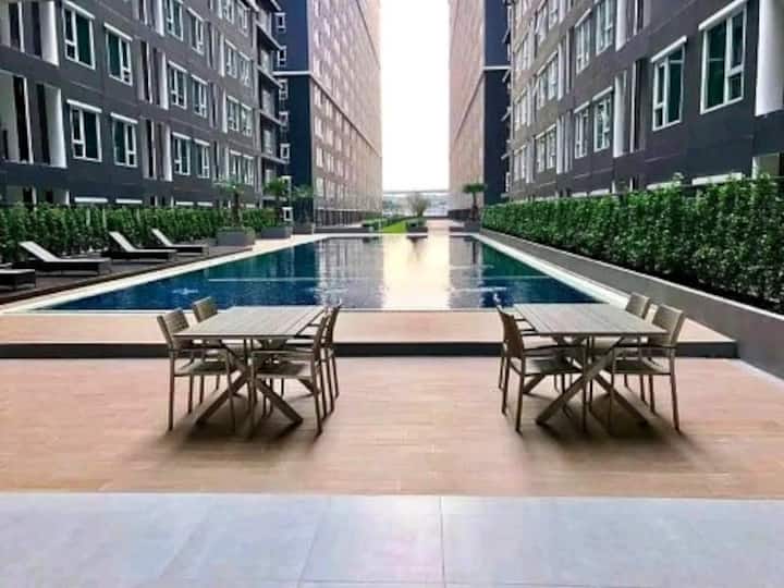 Charming Apt. 5min Walk To Mrt Near Dmk,chatuchak - Bangkok
