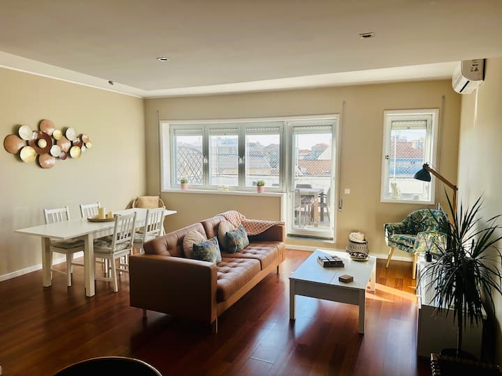 Premium Quental House - T3 Renovado Com Terraço - Moreira