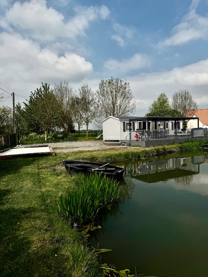 ÉTang De Pêche Et Mobile Home 8 Personnes - Aire-sur-la-Lys