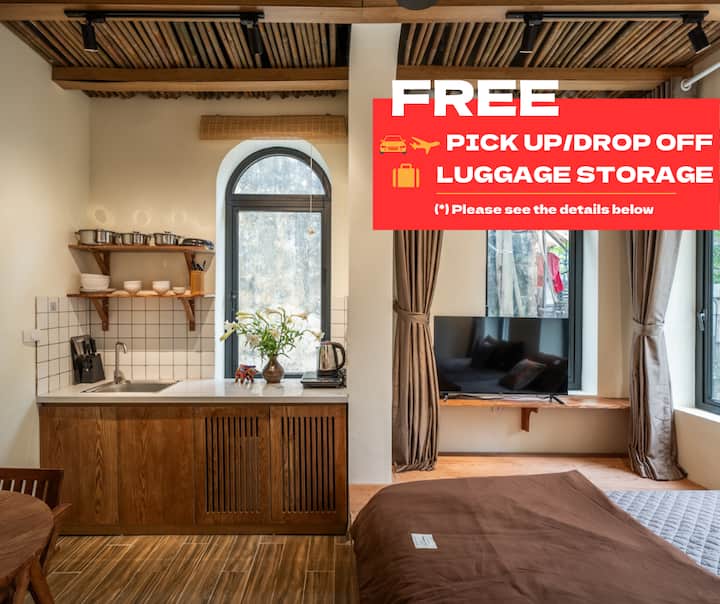 Uc Apartment-wood Decor 4brw4ba/bathtub/walking St - Hanoi