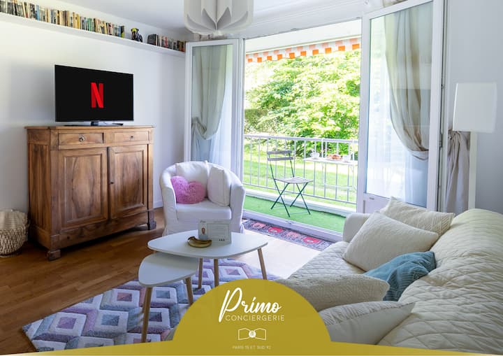 Le Chateaubriand >•< Calme / Balcon / Parking - Châtenay-Malabry