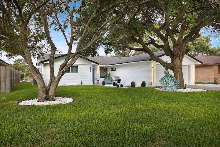 Peacock Bluff 3br • Pergola + Bbq • Fast Wi-fi - ノース・パドリー島, TX