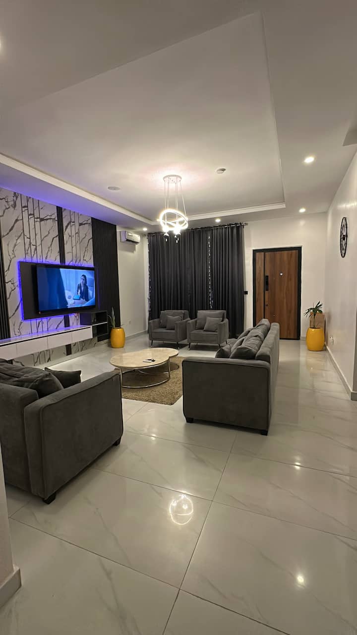 A Spacious 2-bed House/24hrs Power - Lagos, Nigeria