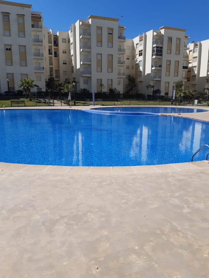 Grand Appartement Magnifique Propre Jardin Piscine - Bouznika