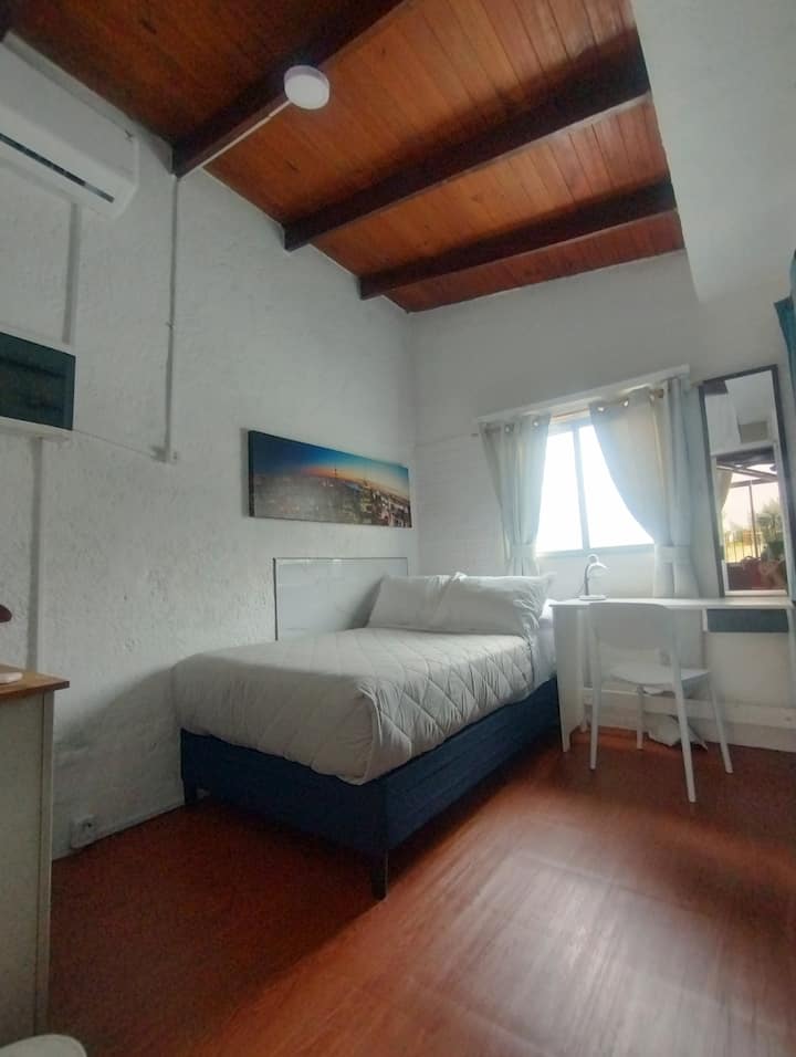 Habitación En Montevideo, Con Aire Acondicionado. - Montevideo