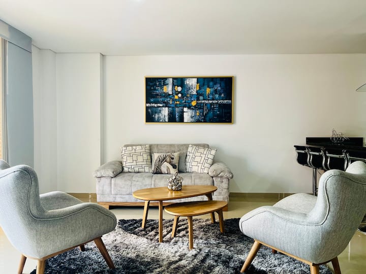 Modern Apt + Parking & A/c | Close To Everything - Sabaneta