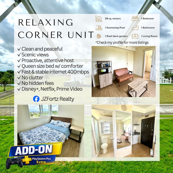 Relaxing Corner Unit W/ Scenic View - 400mbps - Silang