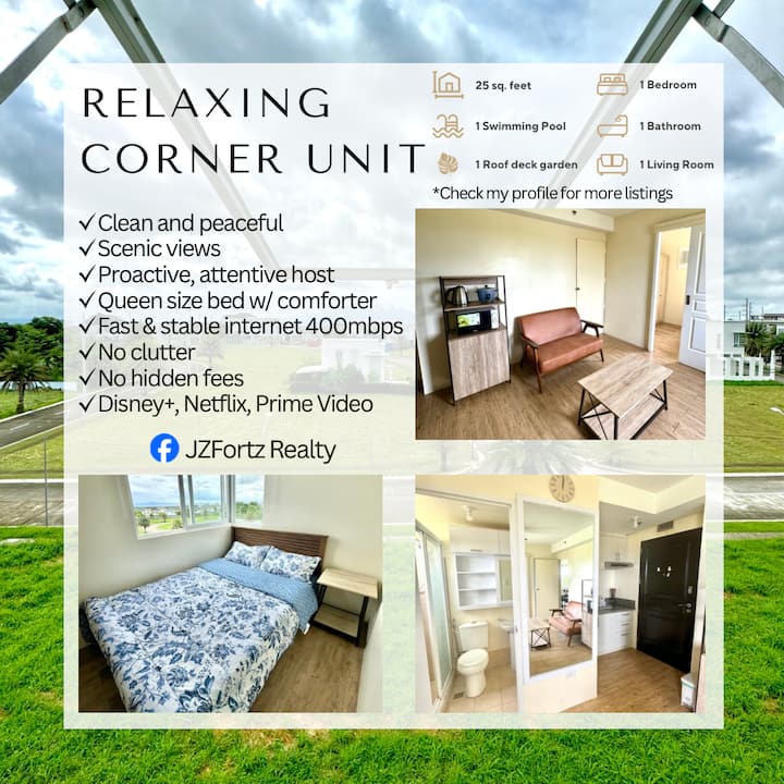 Relaxing Corner Unit W/ Scenic View - 400mbps - Silang