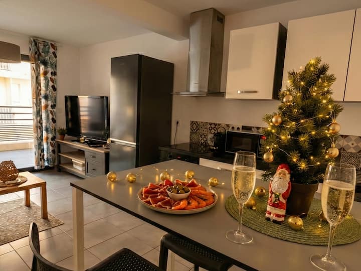 2 Chambres Avec Balcon Au Centre Et Plage Au Calme - ibis Styles Perpignan Canet En Roussillon