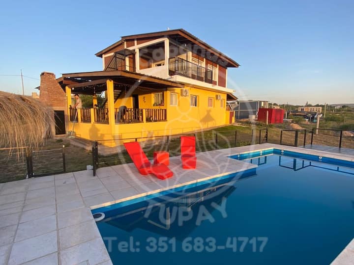Cabaña En Planta Alta Con Vista - Cosquín