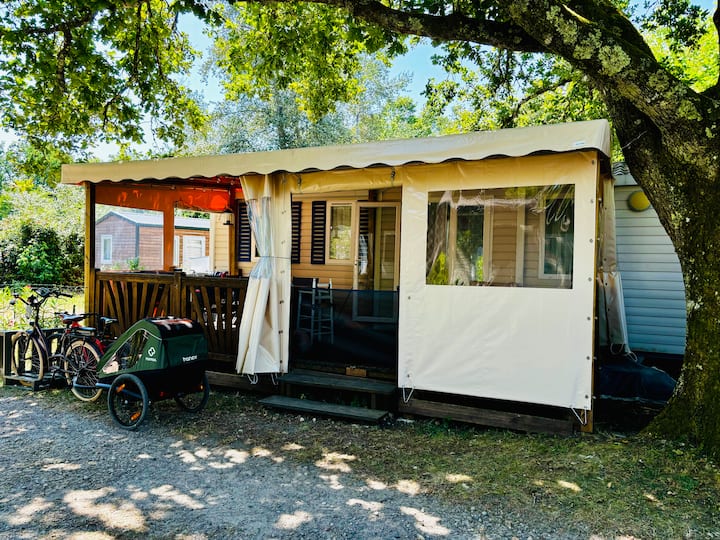 Mobilhome Tout Confort 3 Chambres 6 Pers - Mézos