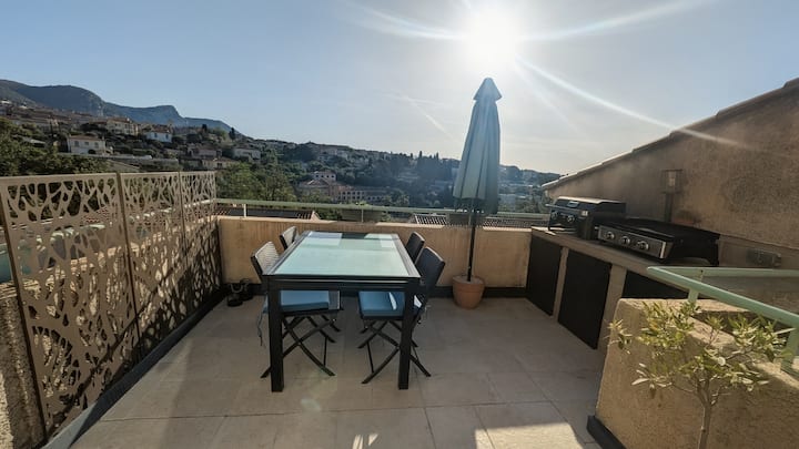 Maison D'été Lumineuse Avec Terrasse Panoramique - Vence