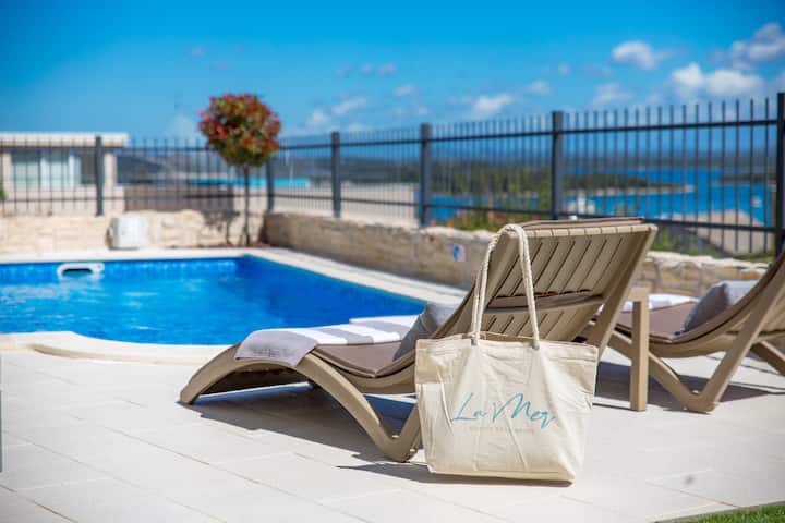 Luxury Apartment La Mer 3 With Private Pool - Murter