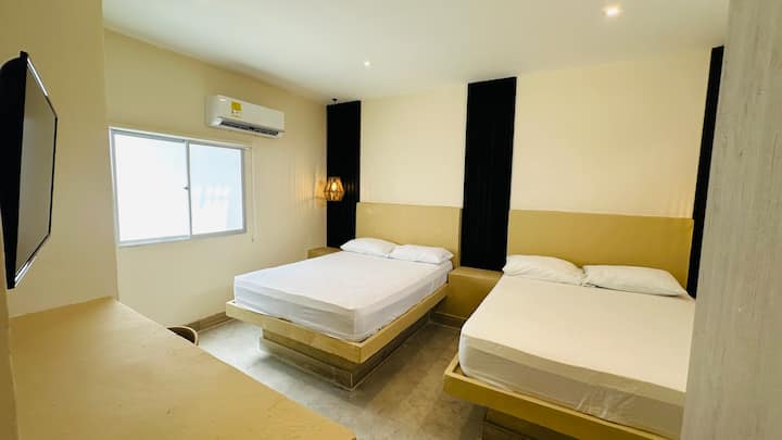 Apartaestudio Cómodo Con A/c Y Cocina – Centro - Santa Marta