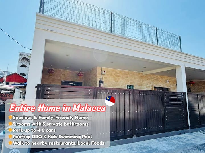 Home For Family | Bbq & Kids Pool | Comfy Hill - Malacca