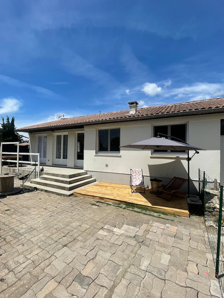 Maison Calme & Moderne Avec Jardin - Drôme