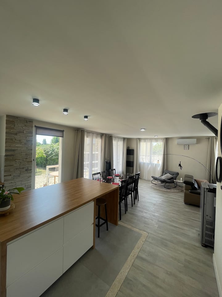 Maison Calme & Moderne Avec Jardin - Drôme