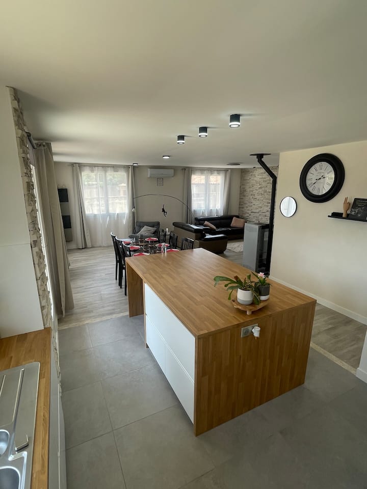 Maison Calme & Moderne Avec Jardin - Visan