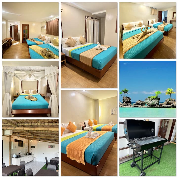 16pax (Kitchen,smart Tv)white Beach Suites Boracay - Long Beach Island