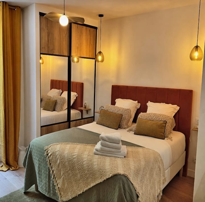 Appartement Chic Avec Pierres à Dijon - Dijon