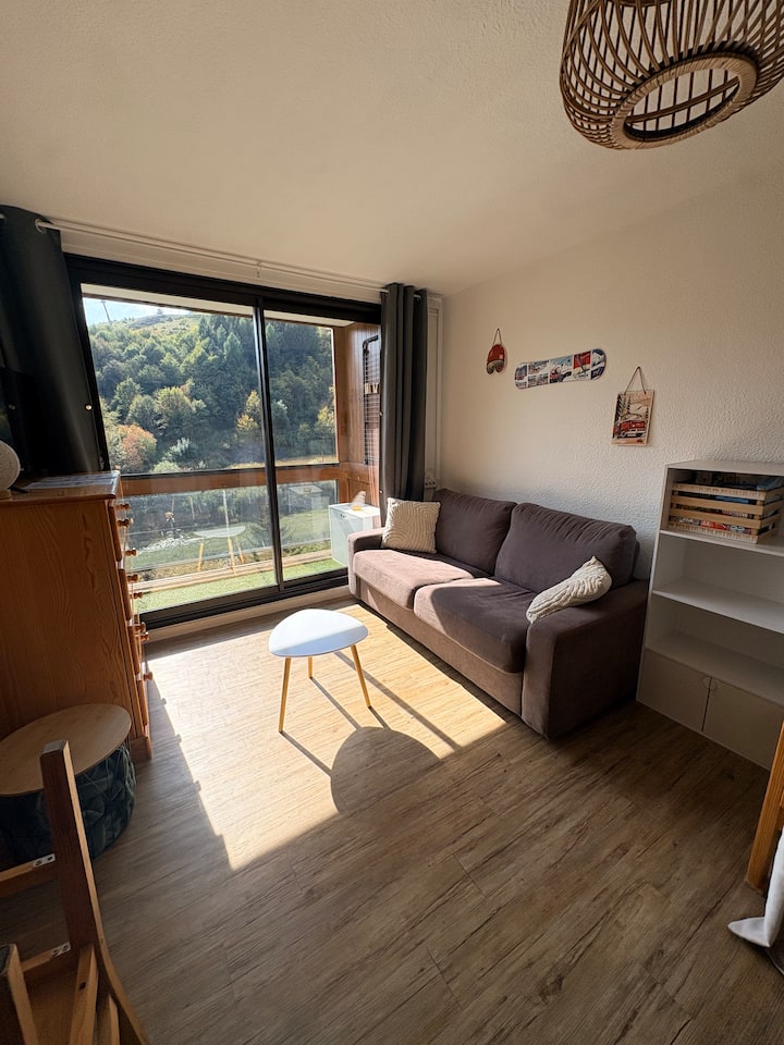 Studio 4 Personnes, Vue Piste - Le Corbier