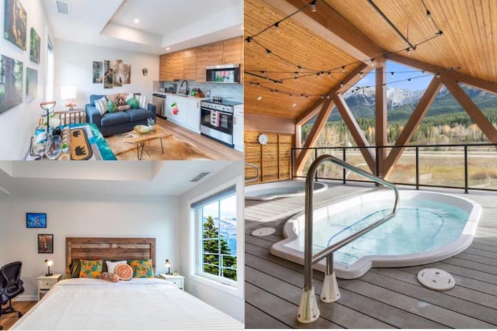 Brand New Black Bear Cave/sleeps 4/10min To Banff - Canmore