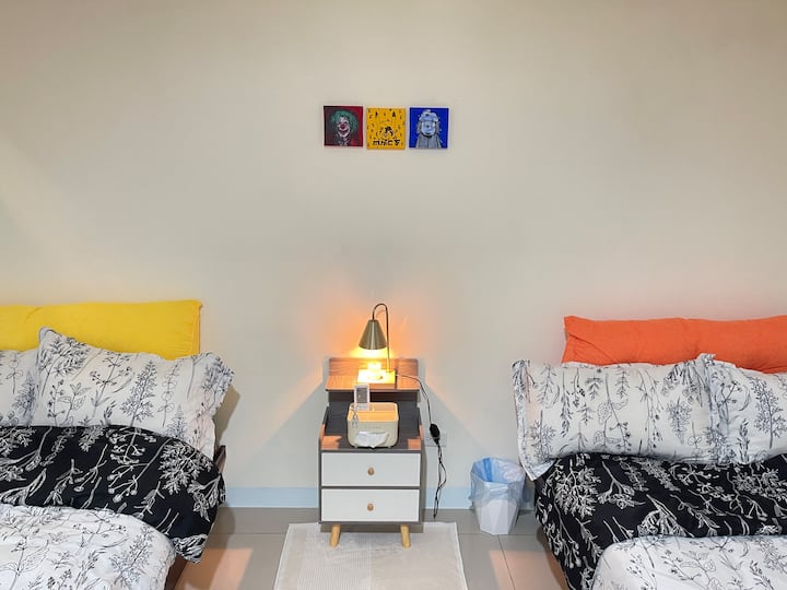 近101，捷運後山埤站6分鍾，輕旅行雙單人房(一個月合約) - Xinyi District