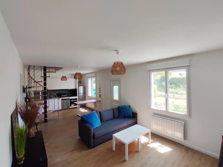 Maison Mitoyenne Avec Jardin - Tarnos