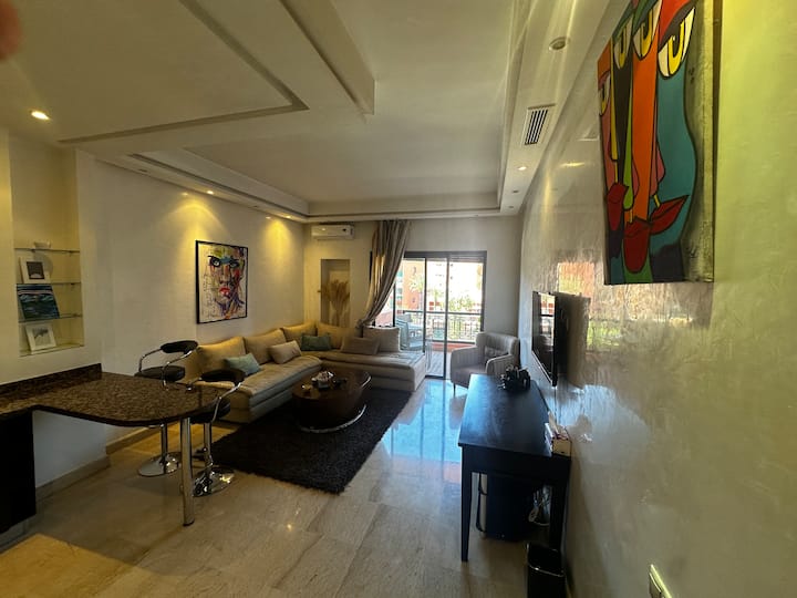 Central Calm & Modern Apartment Chic Gueliz - Marrakesh