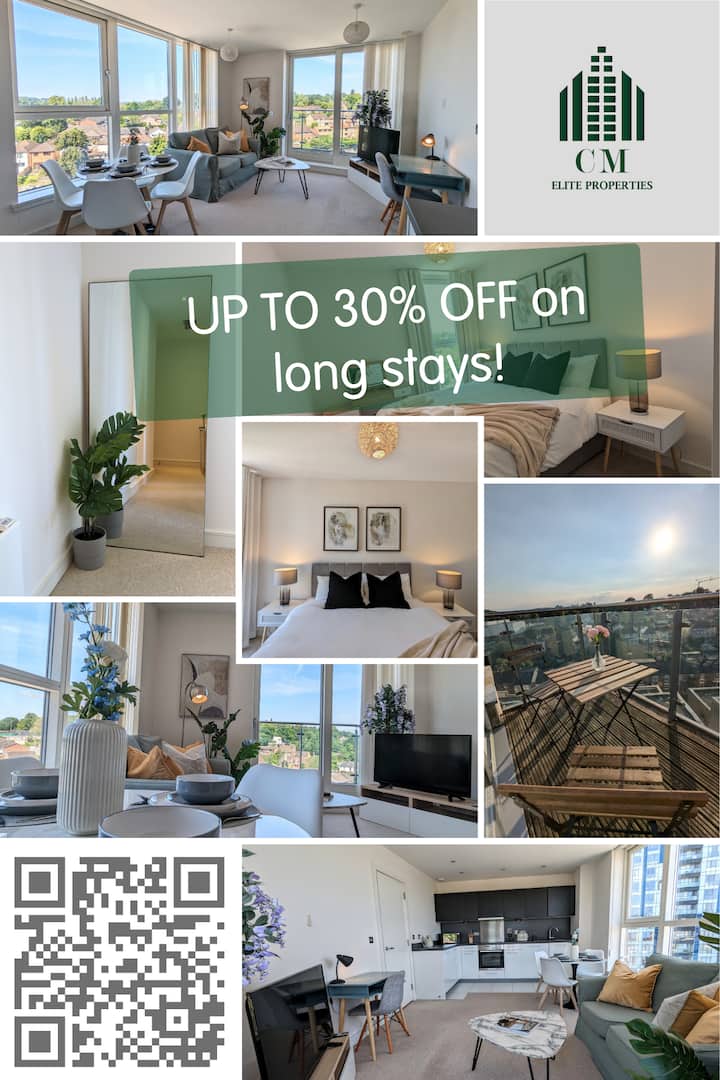 1 Bed Aprtmt Top Floor Up To 30% Off Long Stays - Hemel Hempstead