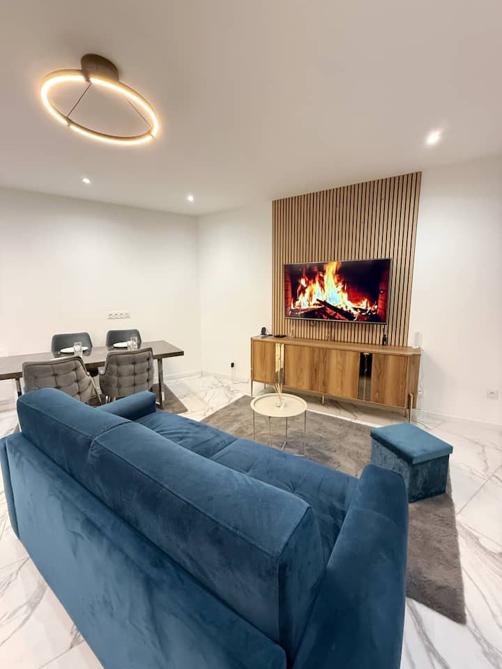 Cocoon Bleu 4 Prs - 5 Min De Paris Parking Gratuit - Issy-les-Moulineaux