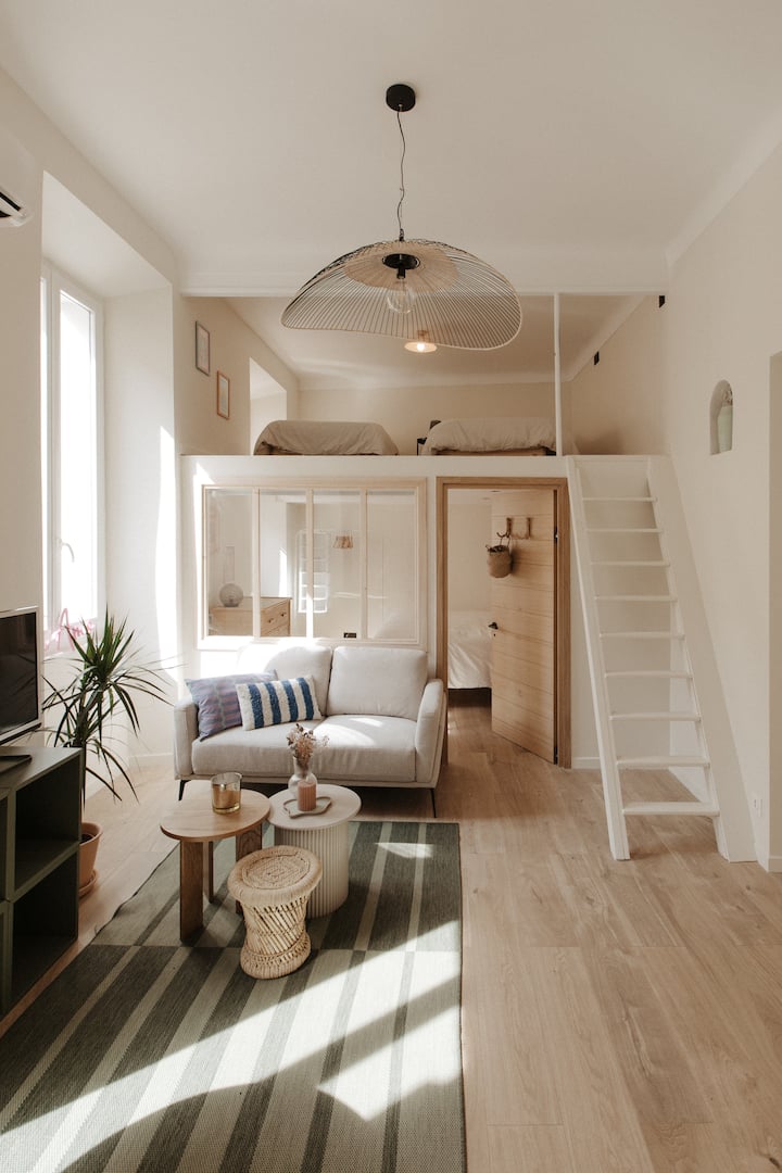 2p Cannes 5min Plages & Palais à Pieds - Cannes