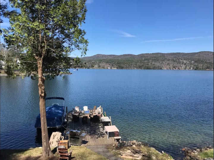 Relax On Dock - Lake George Home - Lake George, NY