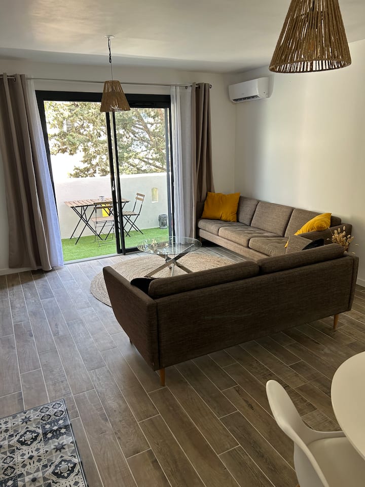 Appart 3 Chambres 1 Ã 6 Pers Wifi Clim Terrasse - Miramas