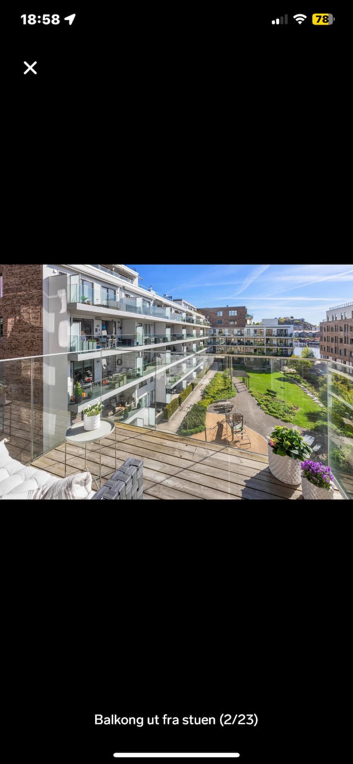 Bystranda Apartment• 
 Sea View & Parking - Kristiansand