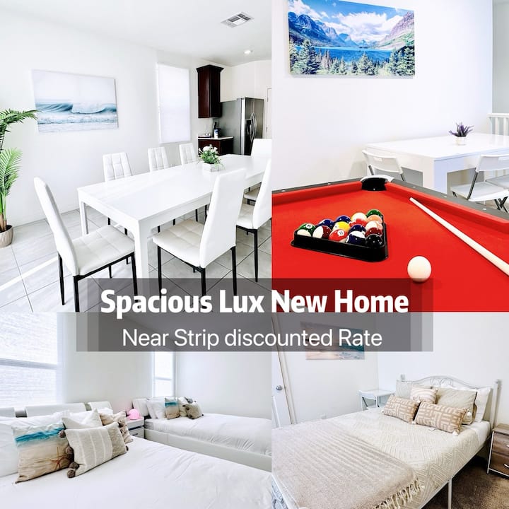 Near Strip  5br 7 Beds Home  W/pool Table - ラスベガス