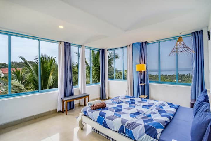 2 Bhk Sea View I Vagator I Beach I Pool - Goa