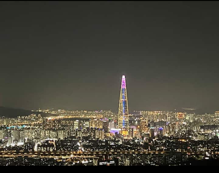 풀옵.전철·마트·병원도보거리!주차24h1회무료,kspo돔,조용·깔끔힐링 풀옵션 숙소!애견X - 인창동