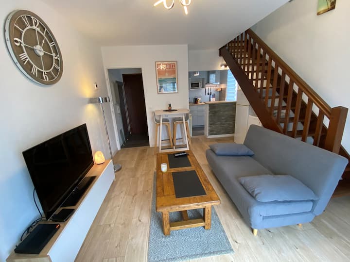 Joli T2 Duplex / Terrasse / Parking / Biarritz 5mn - Anglet