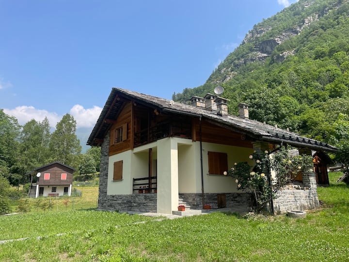Gabbio Chalet Vista Su Monterosa - Alagna Valsesia