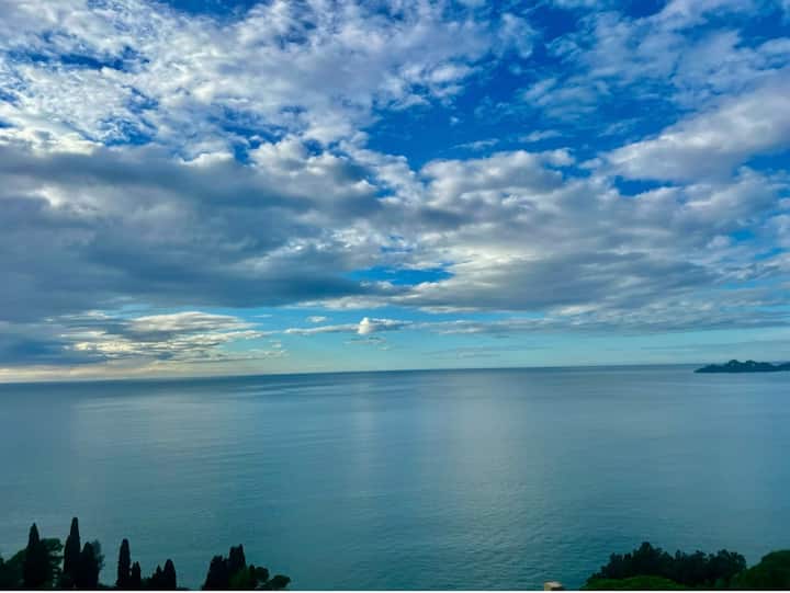 [5 Min. Dalla Spiaggia] Terrazza Vista Mare - Zoagli