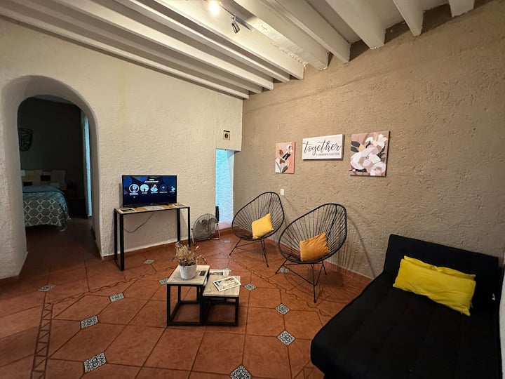 A3•corazón Del Centro•2 Camas•cómodo•trabquilo - Querétaro