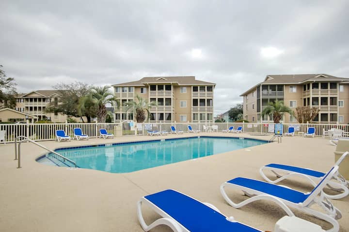 2br Condo With Private Patio, W/d & Pool - North Myrtle Beach, SC