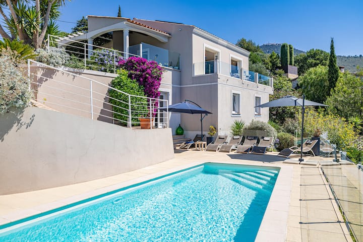 Villa Panorama D’azur - Ciel Bleu, Collines & Mer - Nice