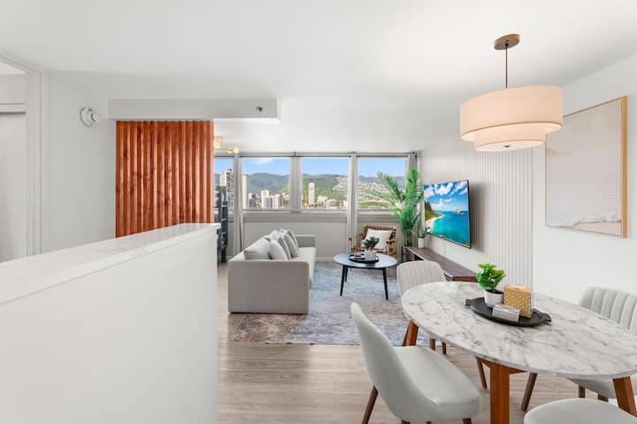 24f-beautiful Family | Group 1-br Condo - Waikiki! - Kāhala Beach, HI