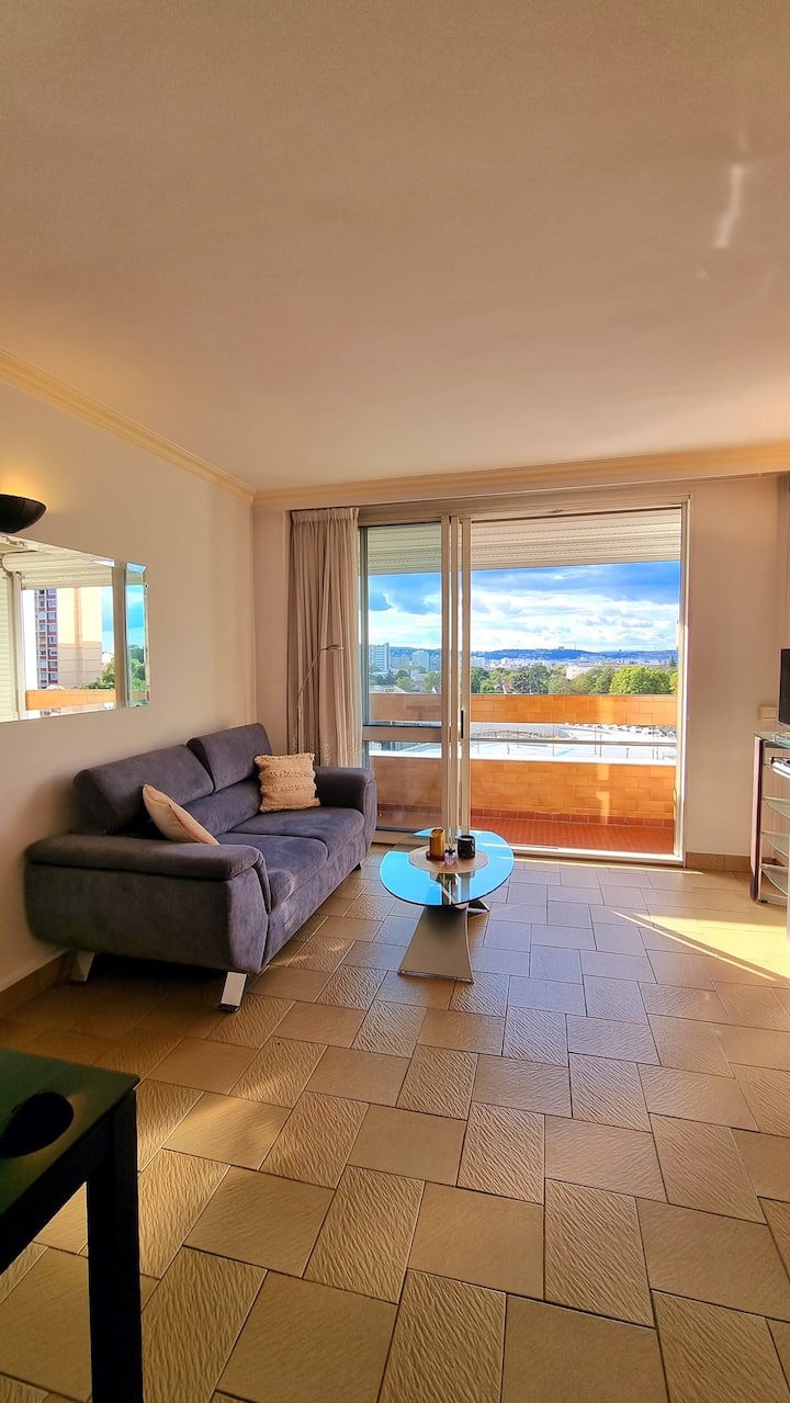 Grand Appartement Avec Vue Sur Lyon Et Fourvière - Bron