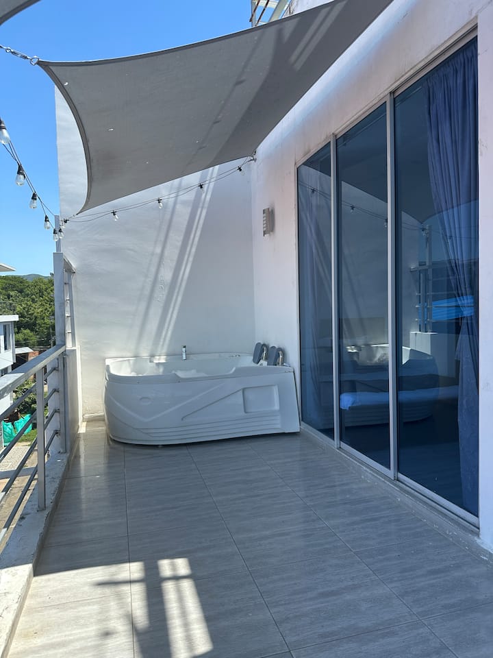 Blue Jacuzzi Aireacon Tv Wifi Piscina Central 4d-6 - Flandes