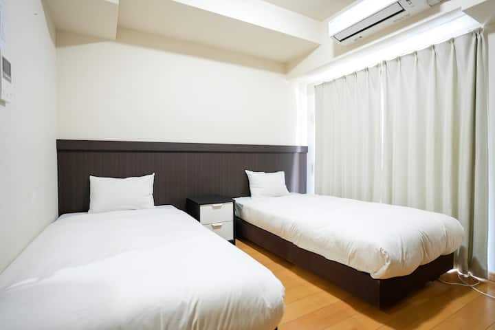 Hotel J&c-ⅰ機場巴士直達/黑門市場/心齋橋/道頓堀/日本橋/堺筋線直達京都 酒店式公寓 - Osaka, Japan